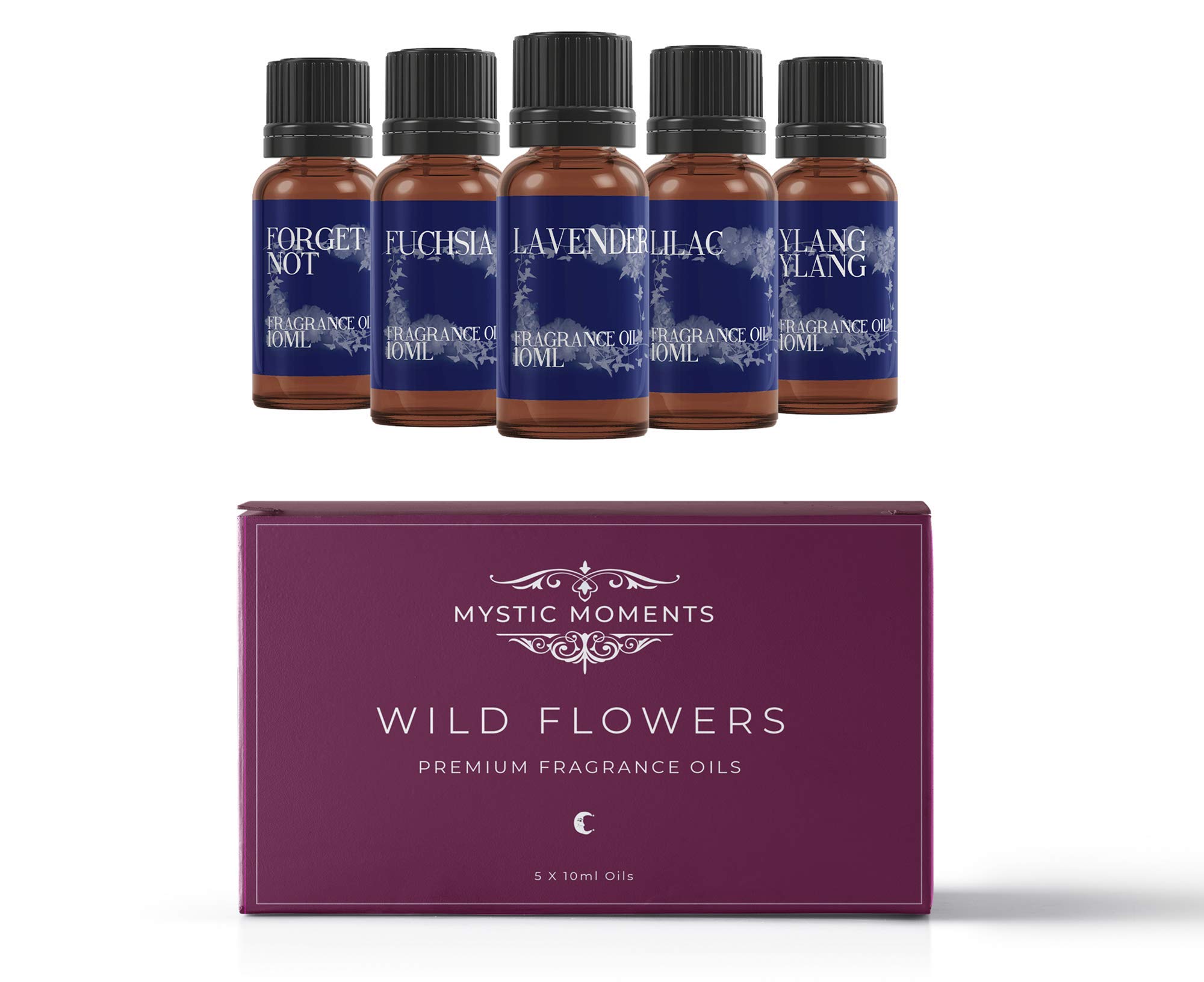 Mystic Moments Fragrant Oil Starter Pack Wild Flowers 5 X 10ml