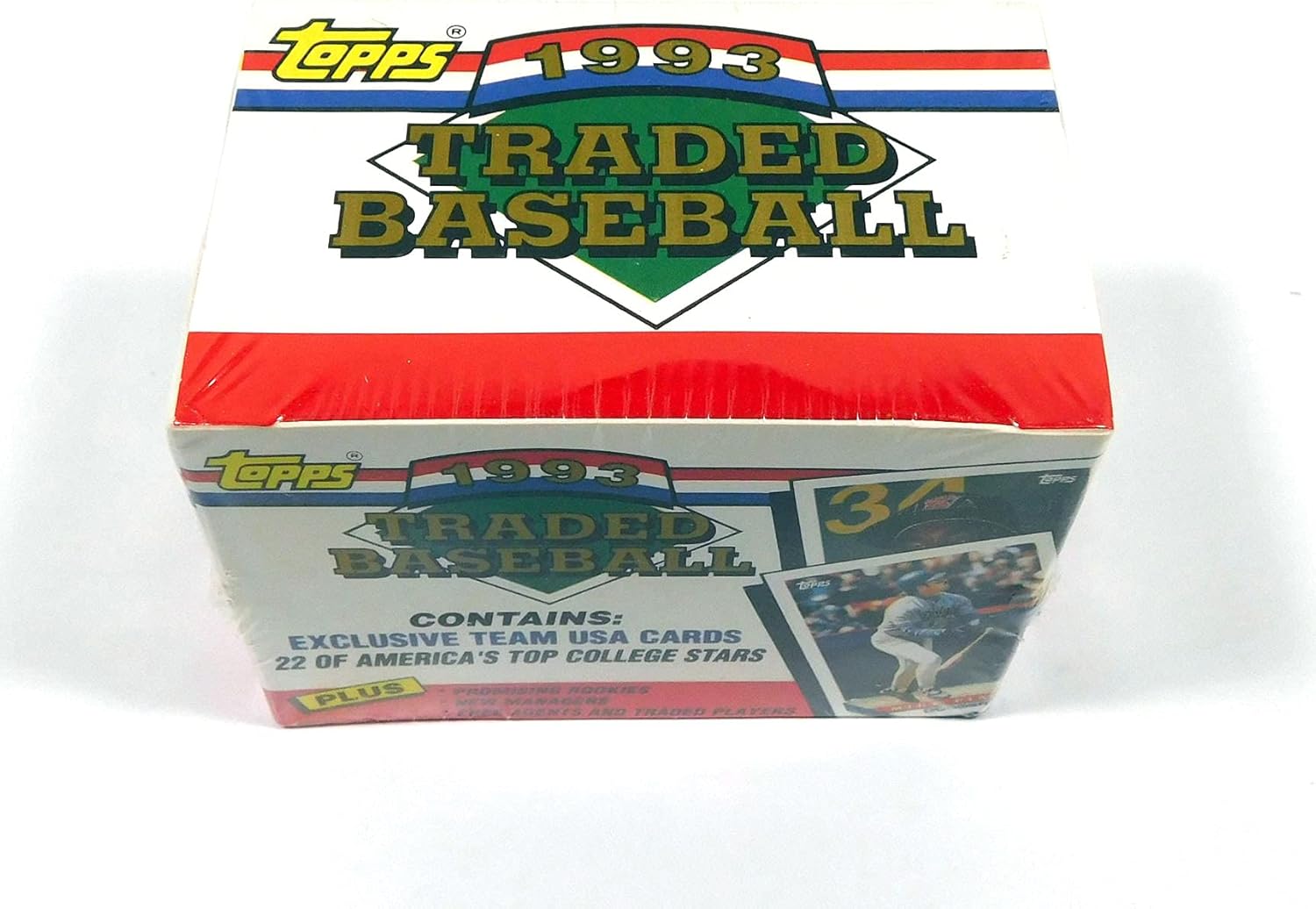 Amazon.com: 1993 Topps Traded MLB Baseball Series Factory Sealed ...