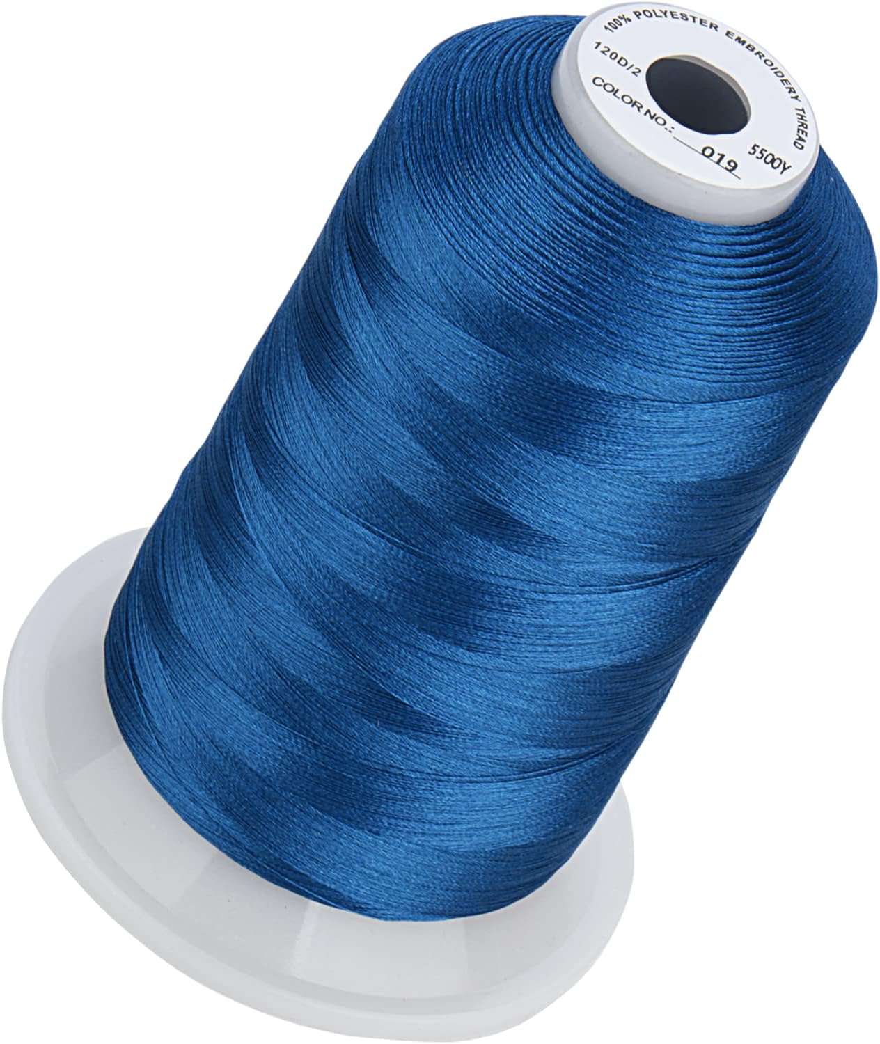 Amazon.com: Simthread Embroidery Thread 5500 Yards Sky Blue, 40wt 100% ...