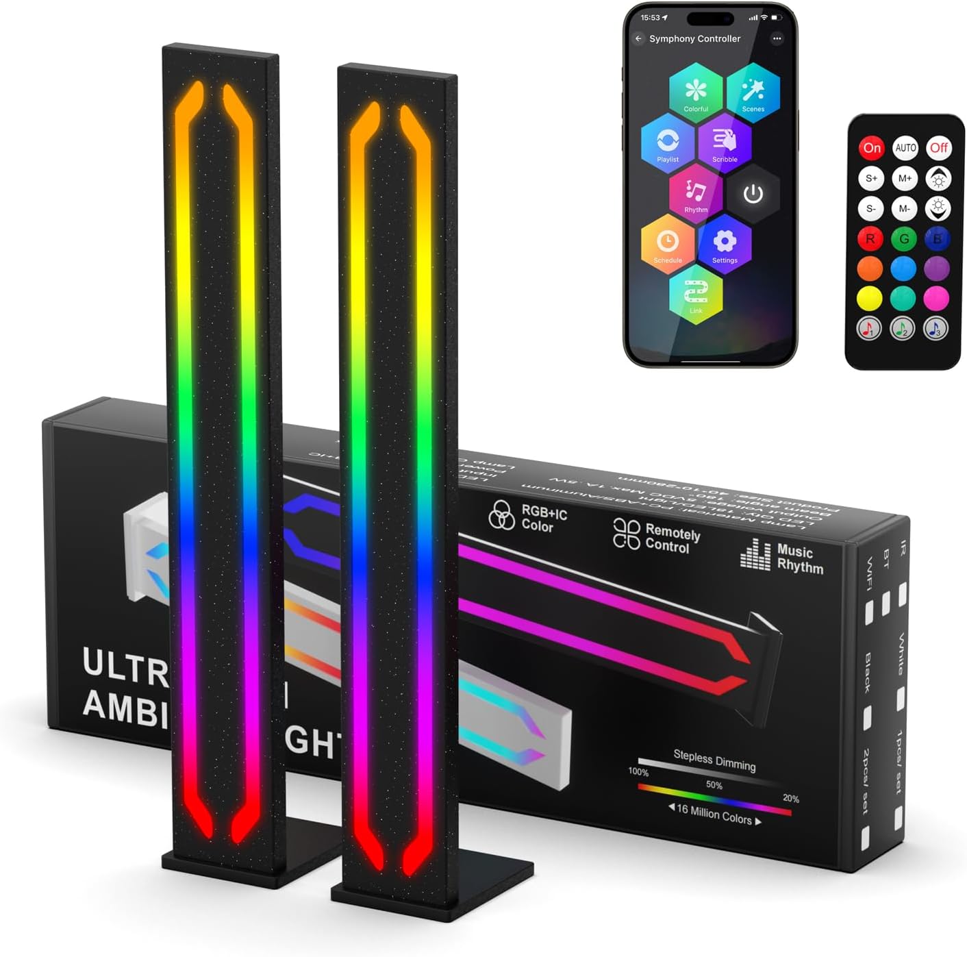 Amazon.com: Tatiyana Smart LED Light Bar,Gaming Lights with DIY Music ...