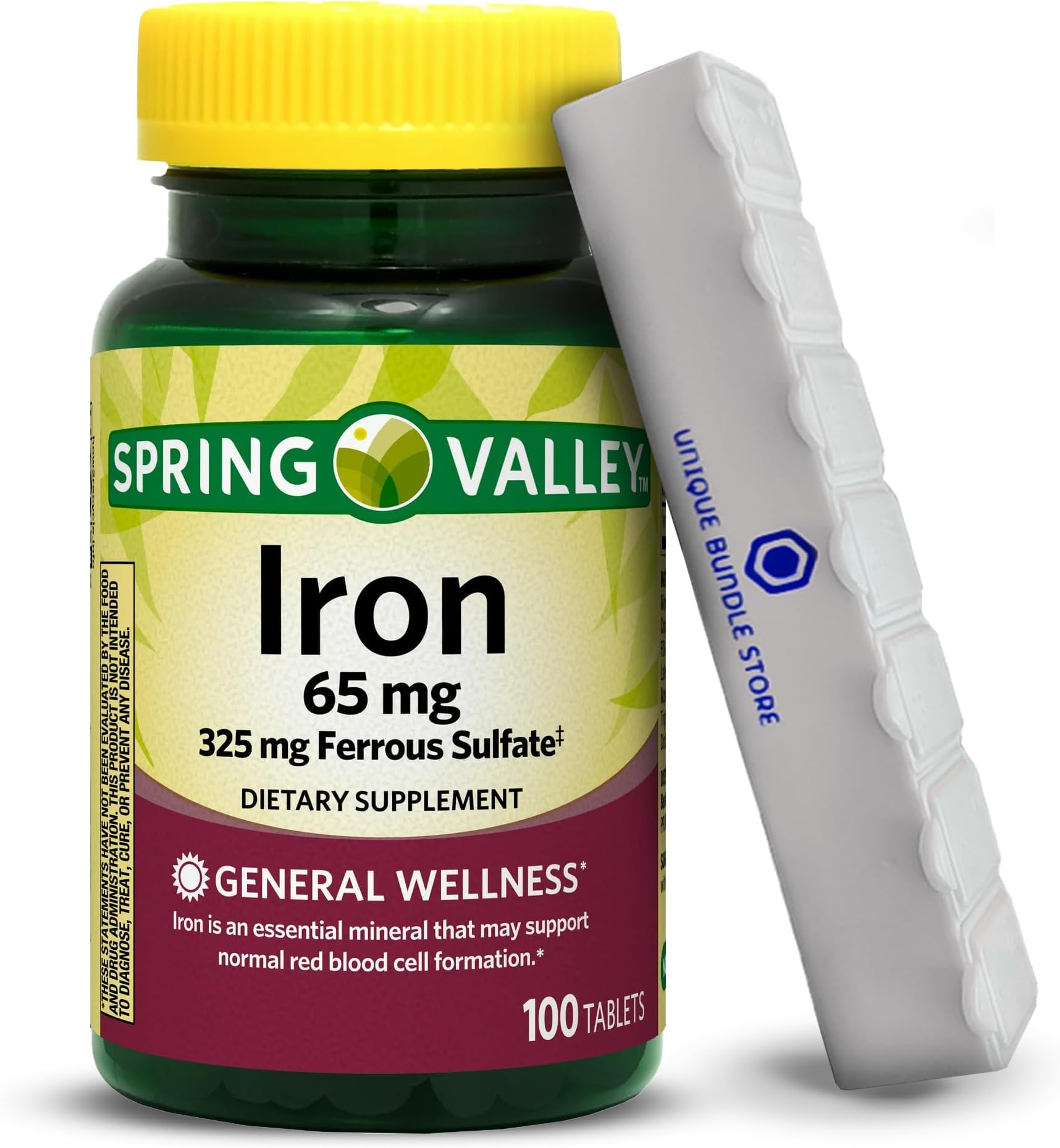 Amazon.com: Unique Bundle Store Spring Valley, Iron 65 mg 325 mg ...