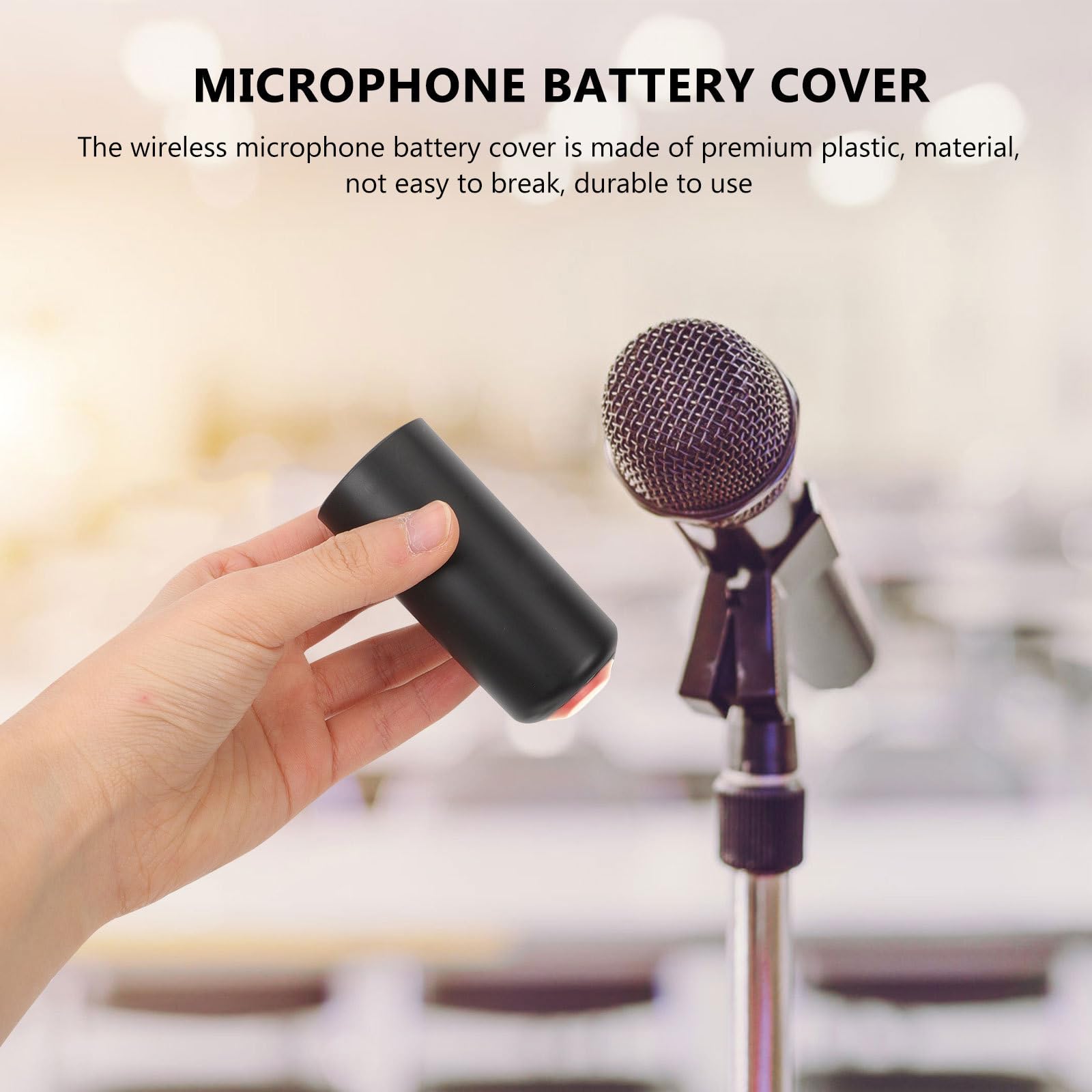 Snapklik.com : Screw Appendix Mic, Plastic Mic Battery Screw On Caps ...