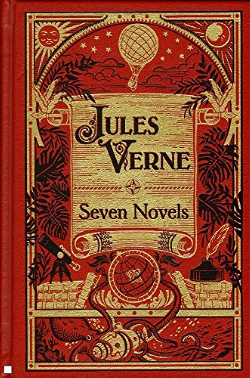 Amazon.com: Jules Verne: Seven Novels (Leatherbound Classics ...