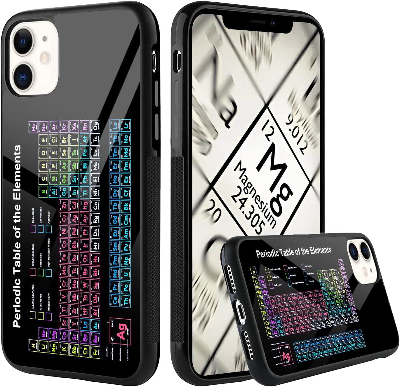 Amazon.com: Periodic Table Elements Science Chemistry Phone Cases for ...