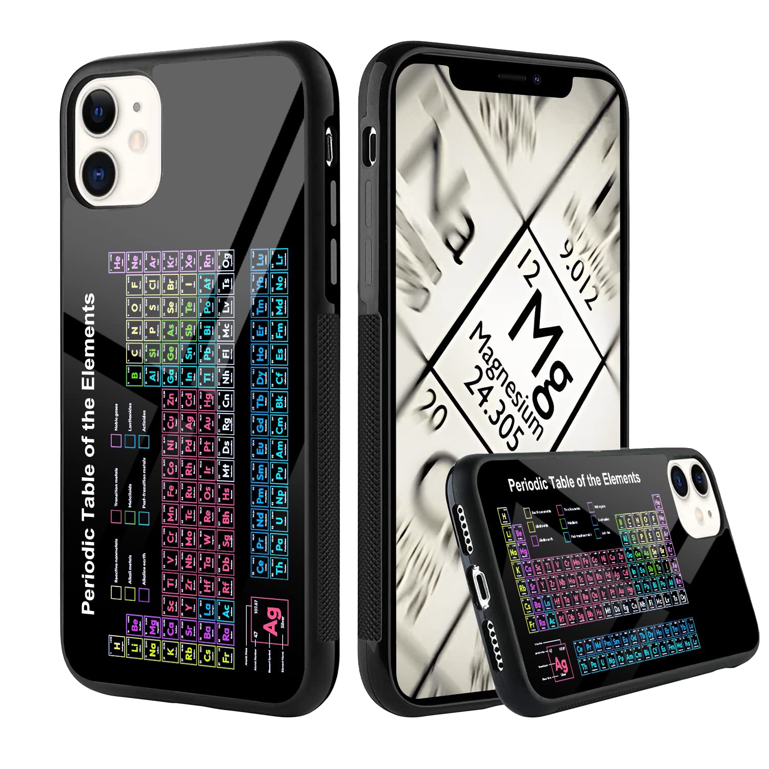 Amazon.com: Periodic Table Elements Science Chemistry Phone Cases for ...