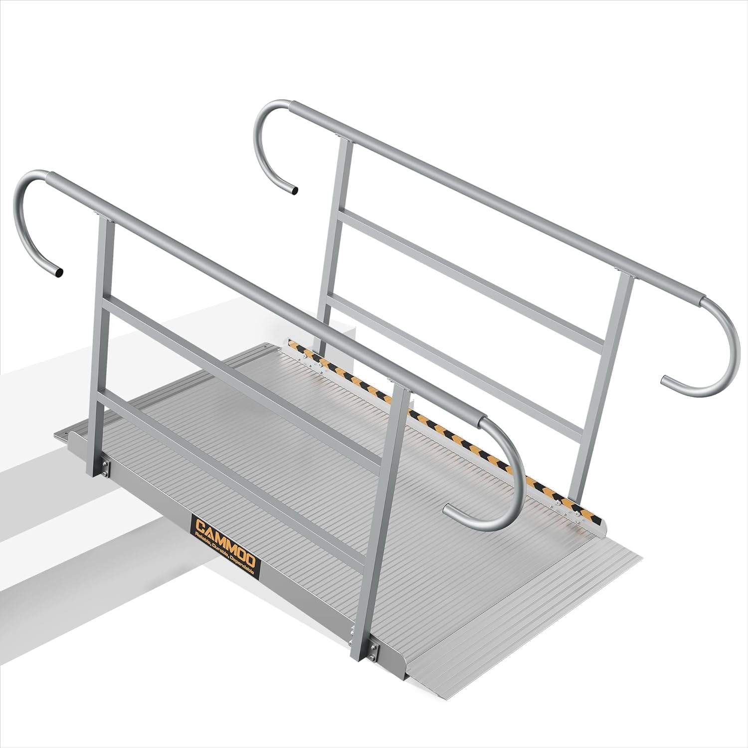 Amazon.com: CAMMOO 5 FT Wheelchair Ramp with Handrails for Home Steps ...
