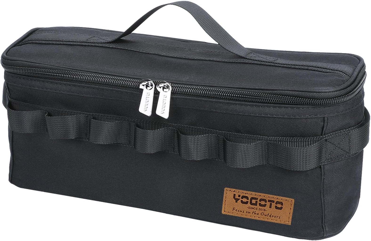 Amazon.co.jp: 【YOGOTO Xシリーズ】 マルチコンテナ ツールボックス 防水 収納ボックス Lサイズ 綿帆布 大容量 多機能 ペグ ハンマー 一括収納 キャンプ アウトドア ...