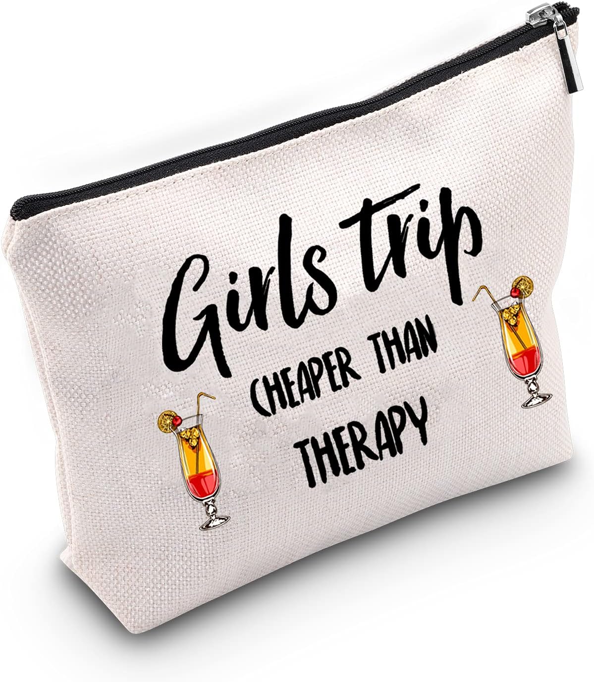 Girls Weekend 2022 Gift Girls Trip Cheaper Than Therapy Makeup Bag ...