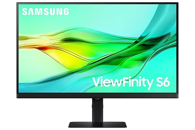 Samsung 27" (68.47cm) 2K ViewFinity S6 Monitor|QHD 2560 x 1440|IPS|100 ...