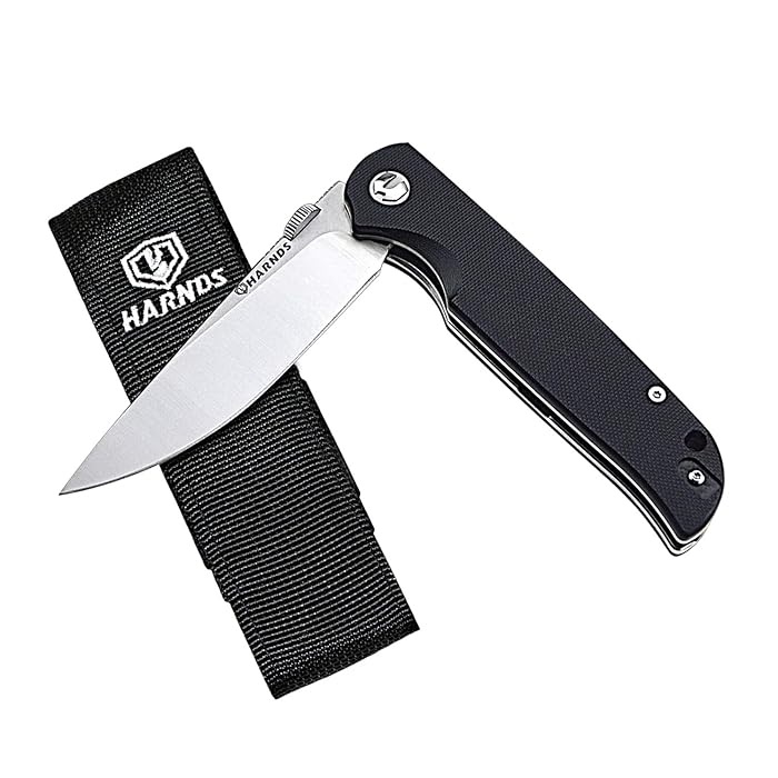 Buy Harnds Vanguard CK7207 Folding Knife Compact EDC with D2 Steel ...