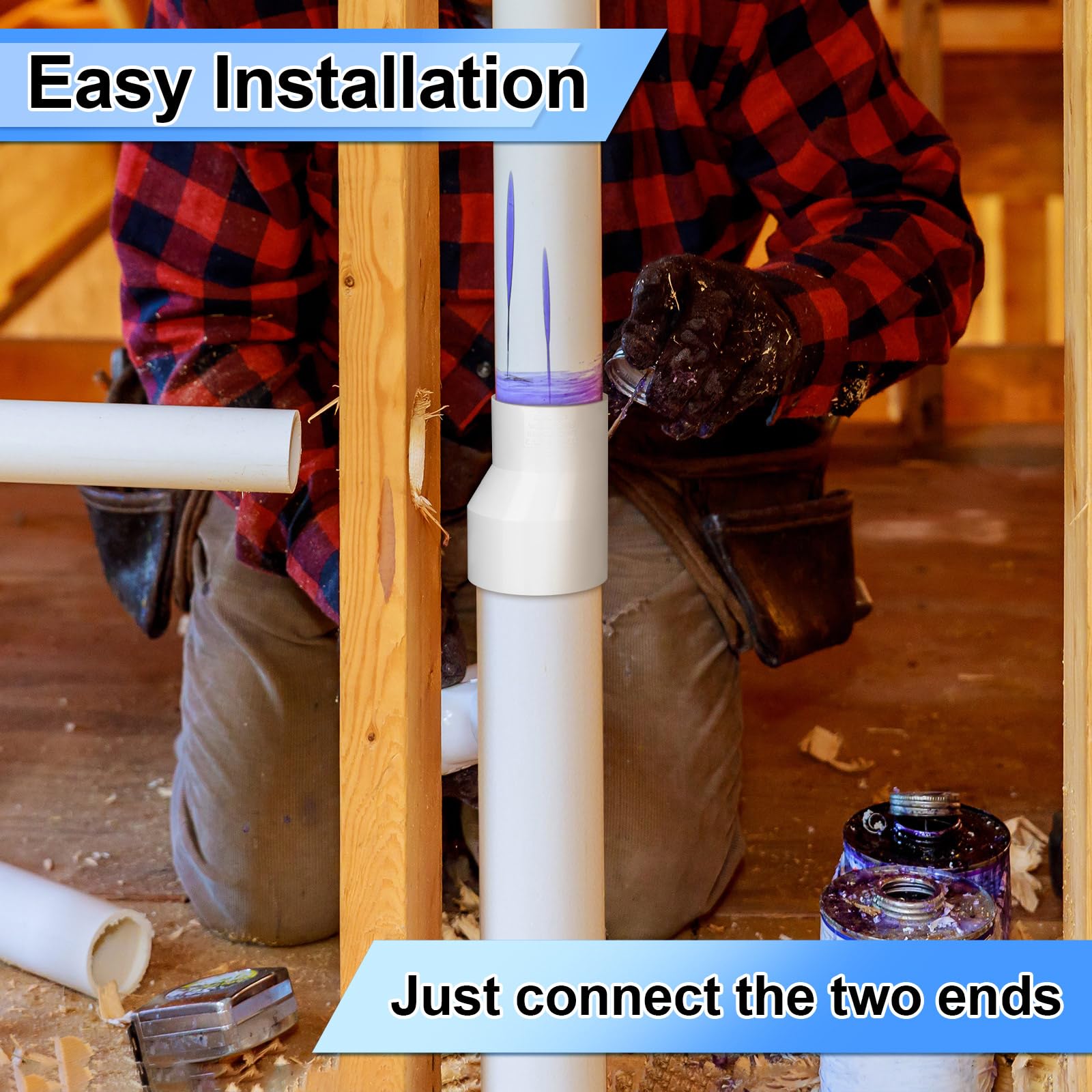 1 Pvc Union Lesso America 429 Series PVC Pipe Fitting - Reducing ...