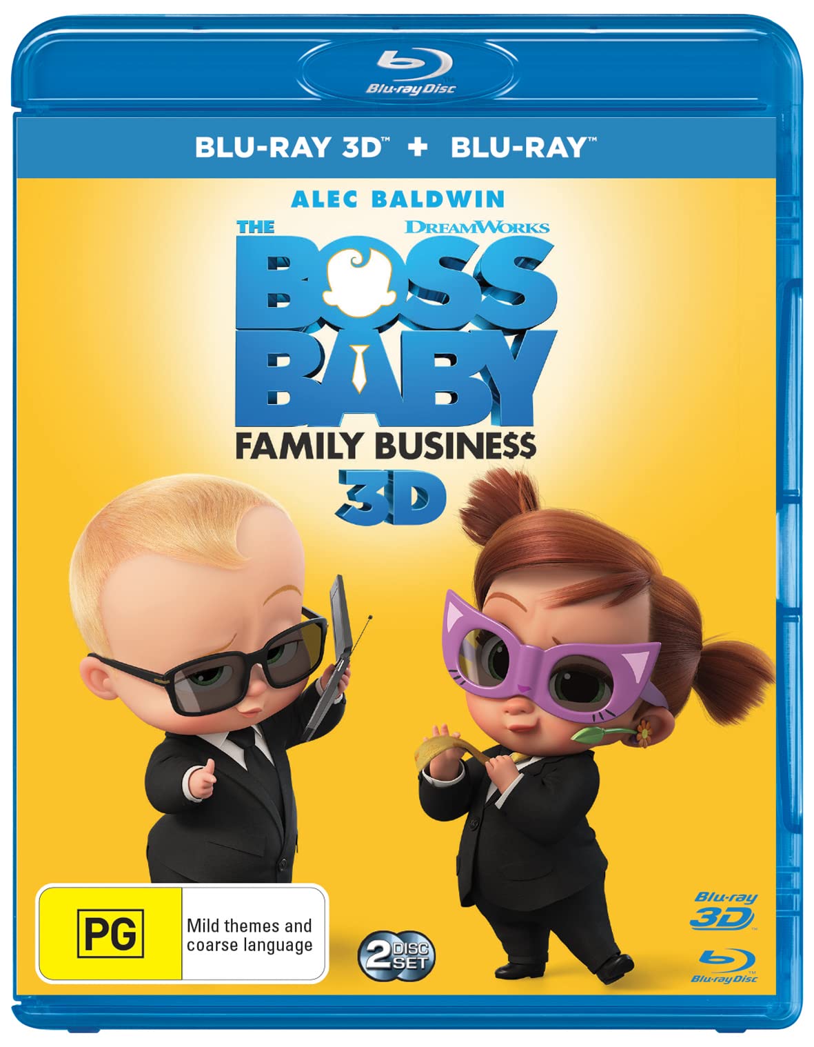 Amazon.com: The Boss Baby 2: Family Business (Blu-ray 3D/Blu-ray ...