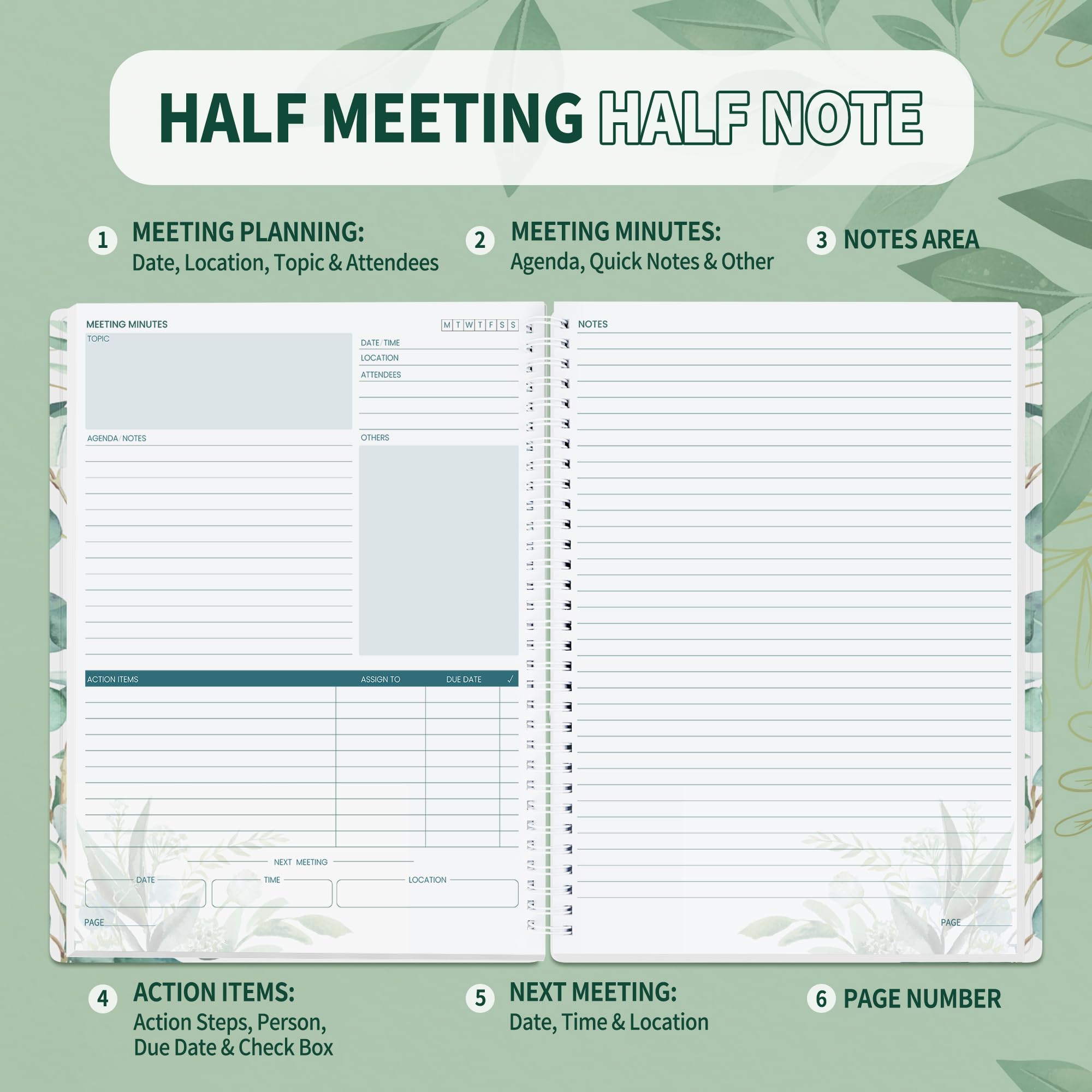 Snapklik.com : SUNEE Half Meeting Half Note - 85"x11" Professional ...