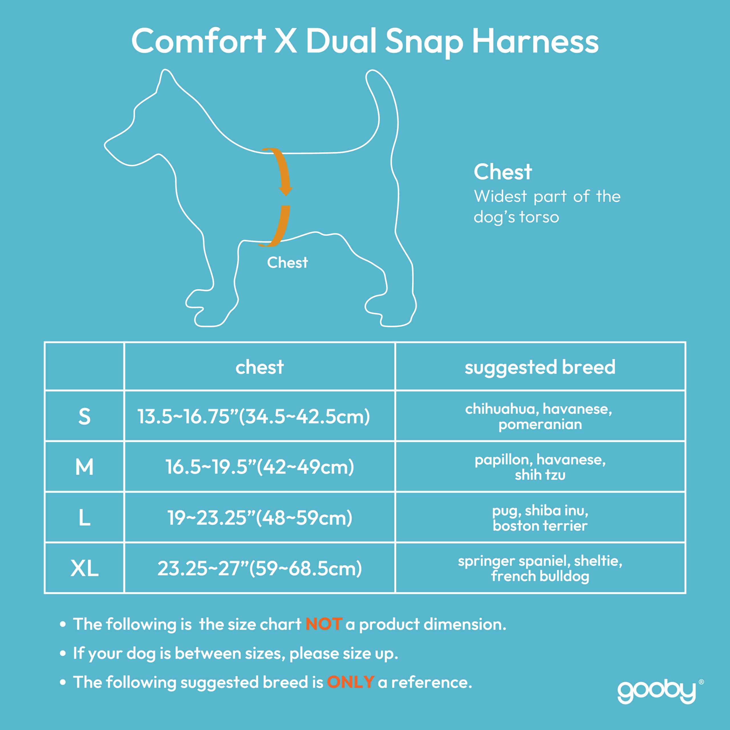 Snapklik.com : Gooby Comfort X Harness Dual Snap - Pink, Small - No ...