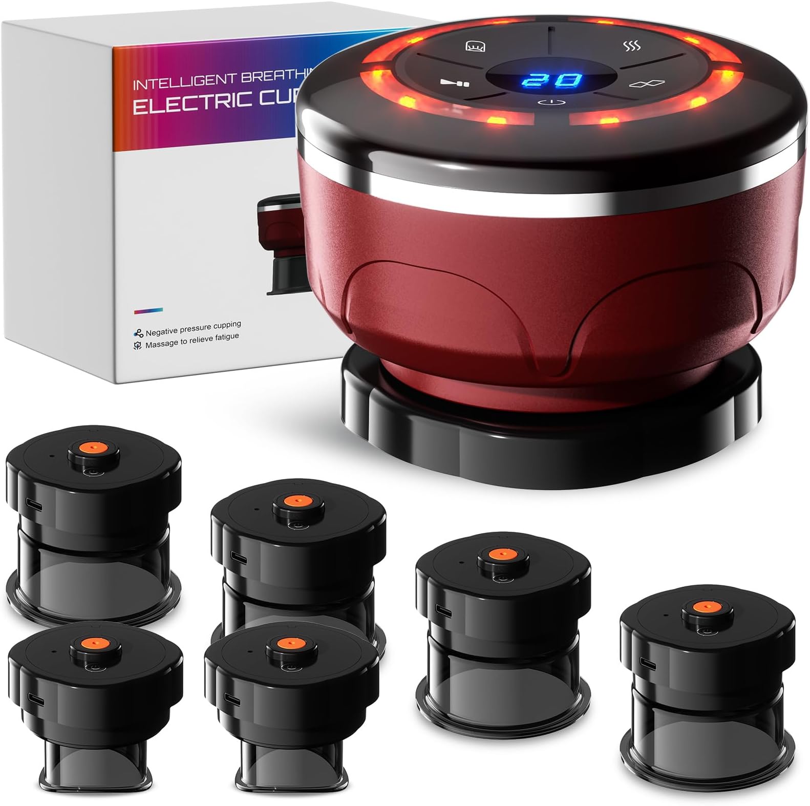 Amazon.com: UBALANCE Cupping Kit for Massage Therapy, Cupping Therapy ...