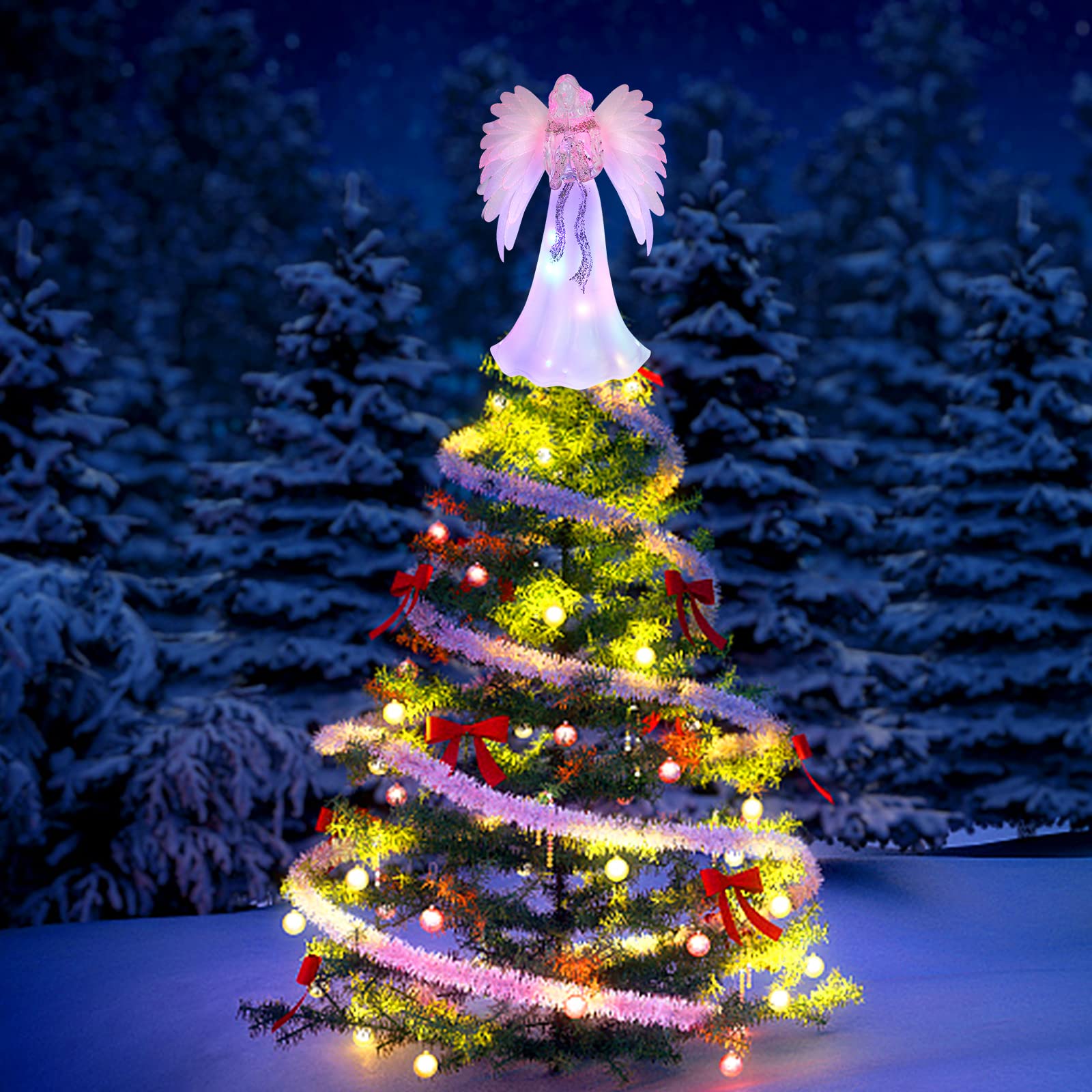 Adornos Para árboles De Navidad Con Fibra óptica Árbol Led De