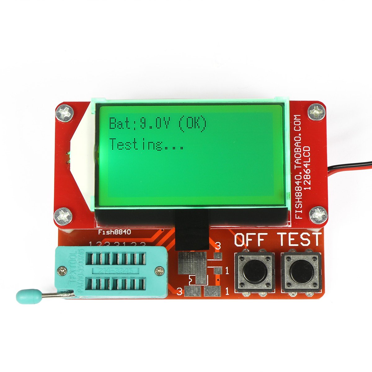 Buy DROK® Multifunction Mega328 NPN/PNP Transistor Checker Capacitor ...