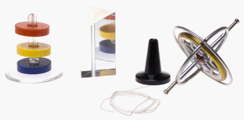 Buy Tedco Discovery Pack of Gyroscope Prism and Magnets, Multi Color ...