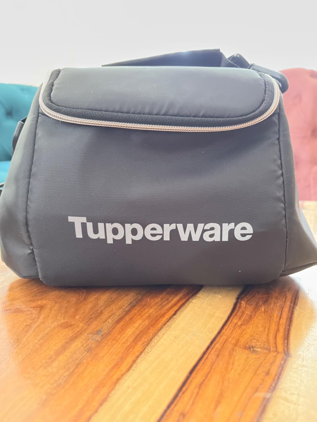 Buy Tupperware Men'S Plastic Cosmo Lunch Set (Black, Blue), 180 ...