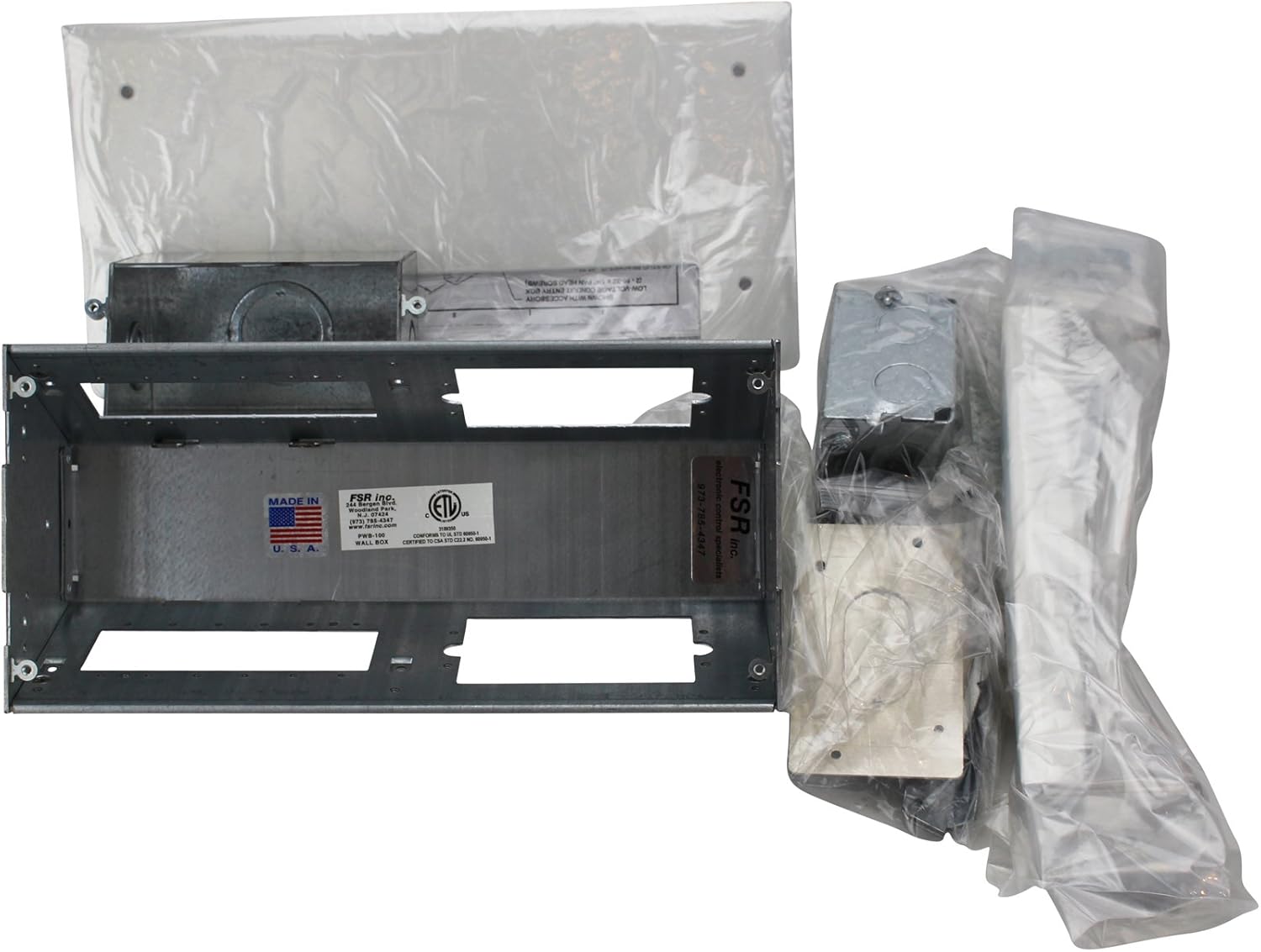 Amazon.com: FSR PWB-100-WHT-BOX Plasma Flat Panel TV Display Wall Box ...