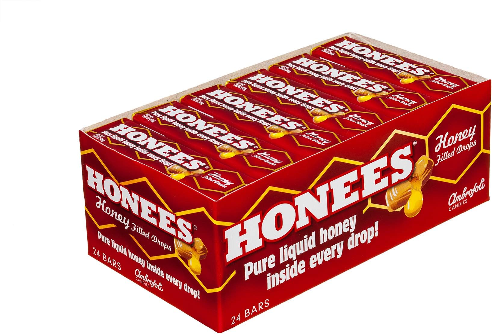 Amazon.com: Honees Honey Menthol Cough Drops - 20-Piece, Single Pack ...