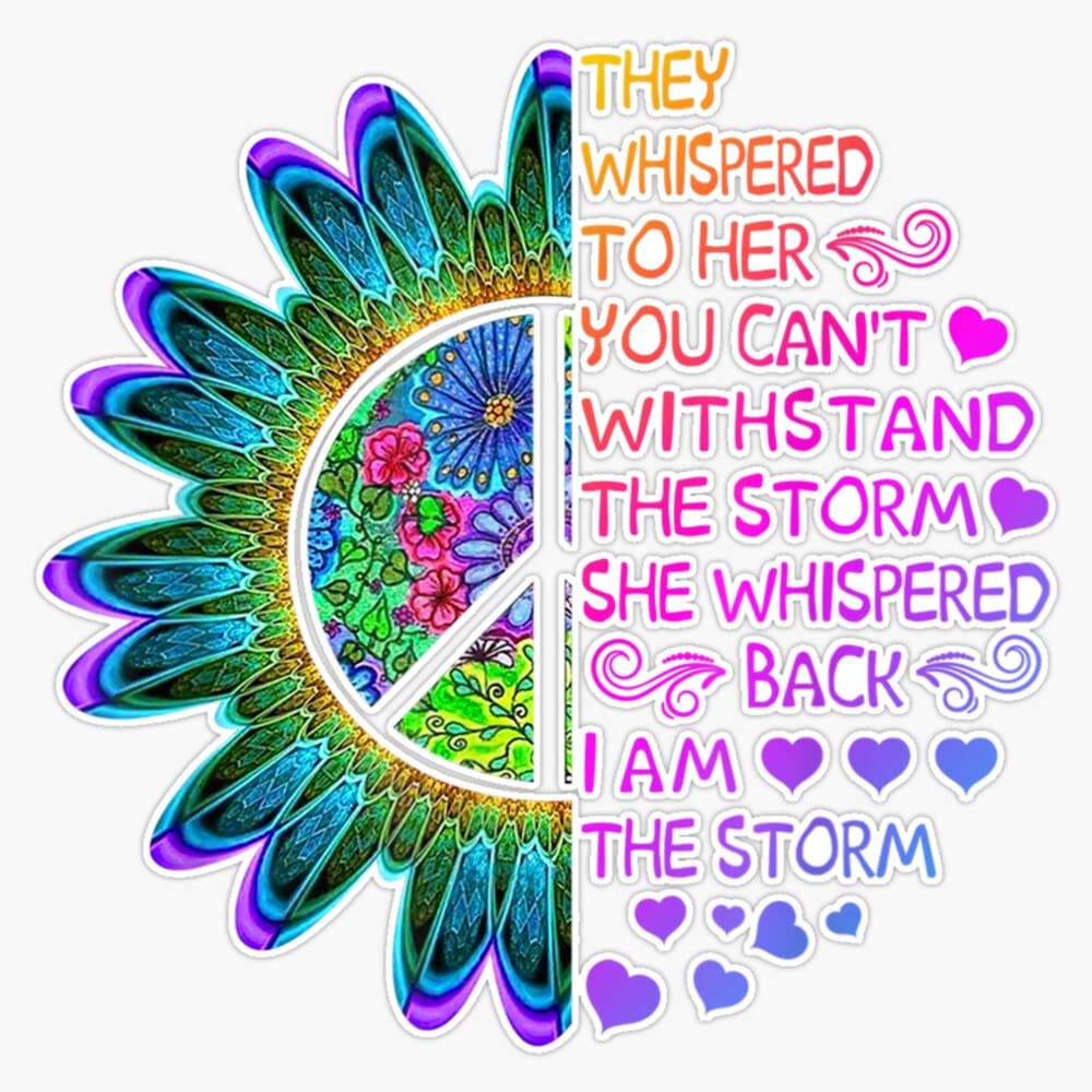 Amazon.com - Magnet Woman Strong Girls Hippie - I'am The Storm Gift ...