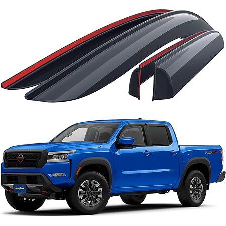 Amazon.com: Goodyear Shatterproof in-Channel Window Deflectors for ...