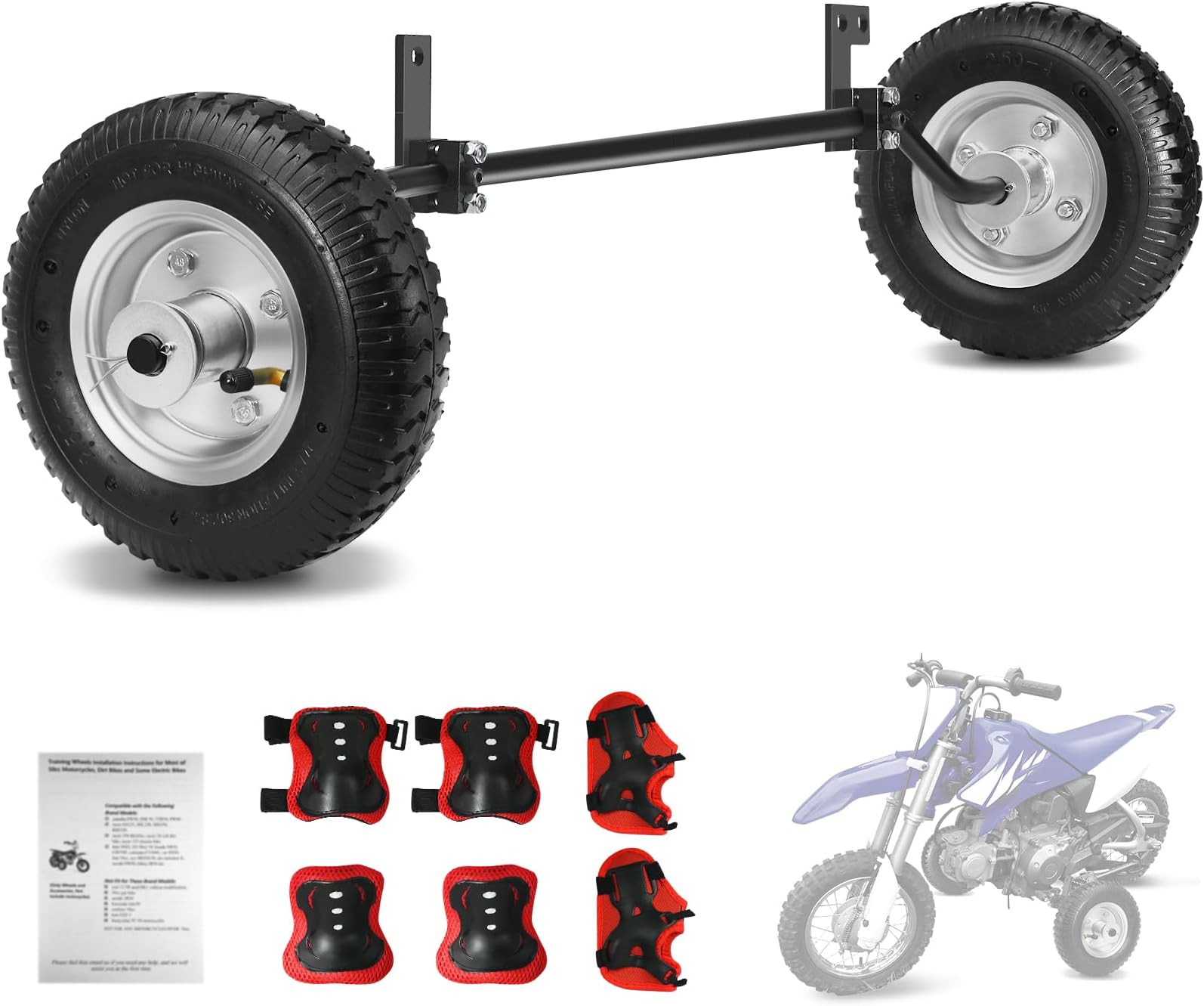 Amazon.com: Dirt Bike Training Wheels 50cc, Compatible with razor SX125 ...