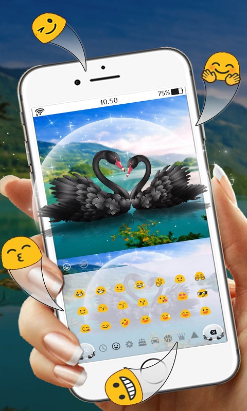 Brunet Swan Love keyboard - App on Amazon Appstore