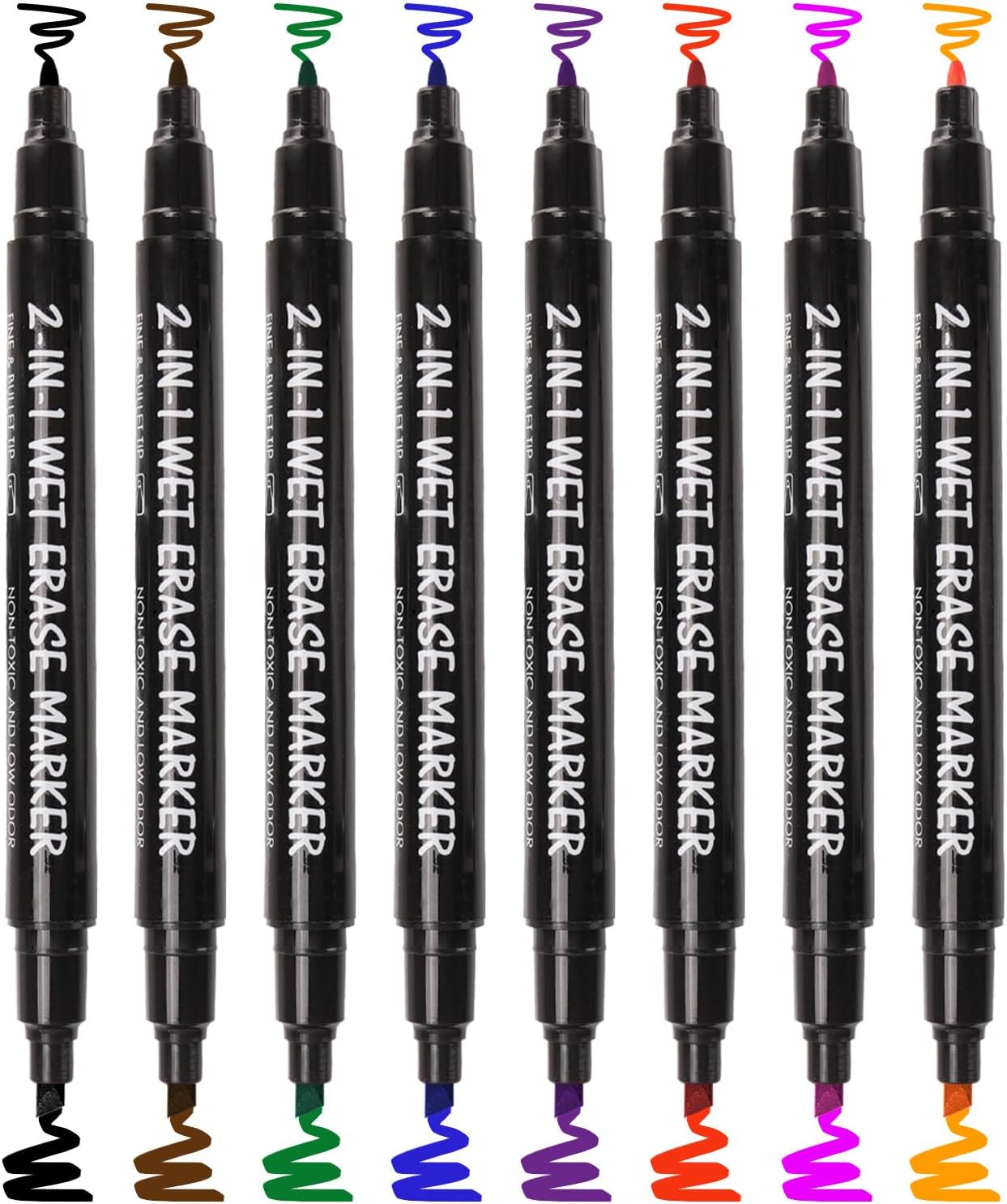 Amazon.com : maxtek Dry Erase Marker for Black Glass Board, Neon Chisel ...