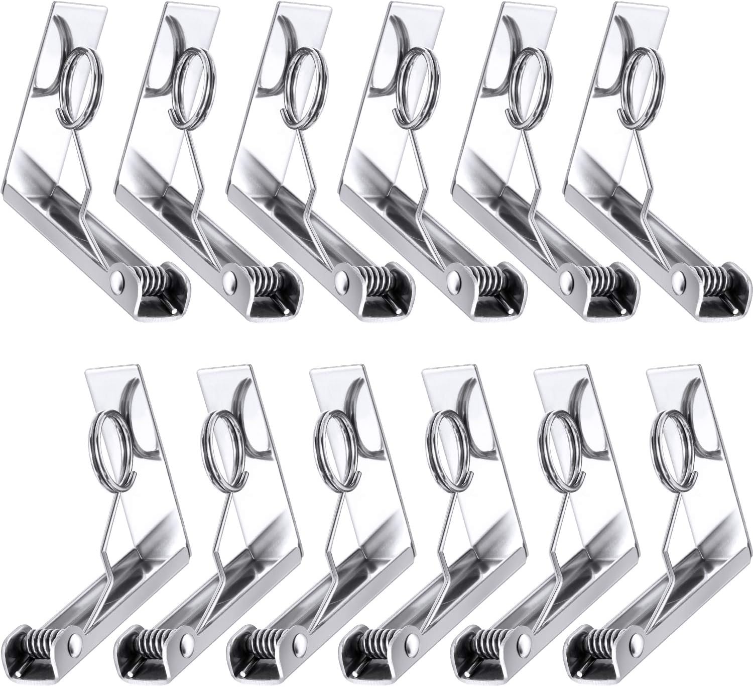 Amazon.com: WANGSHIQI Tablecloth Clips,12 Pack Stainless Steel Table ...