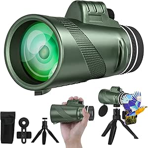 Amazon.com : 80x100 Monocular Telescope for Adults High Powered ...