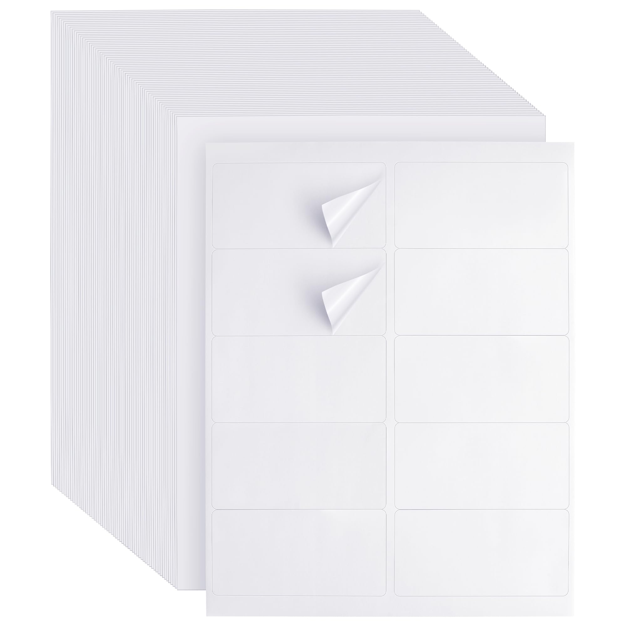 Snapklik.com : 2000 Label Stickers For Printer 2" X 4" Mailing Labels ...