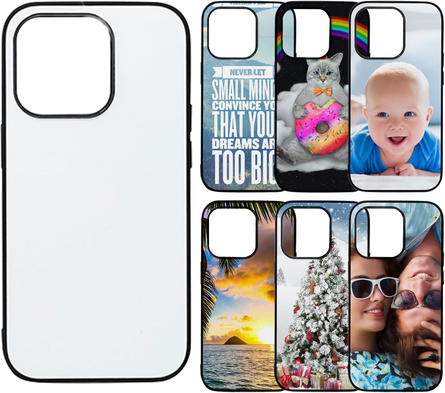 Amazon.com: Craft Express 6 PCS Sublimation Blank Phone Cases for ...