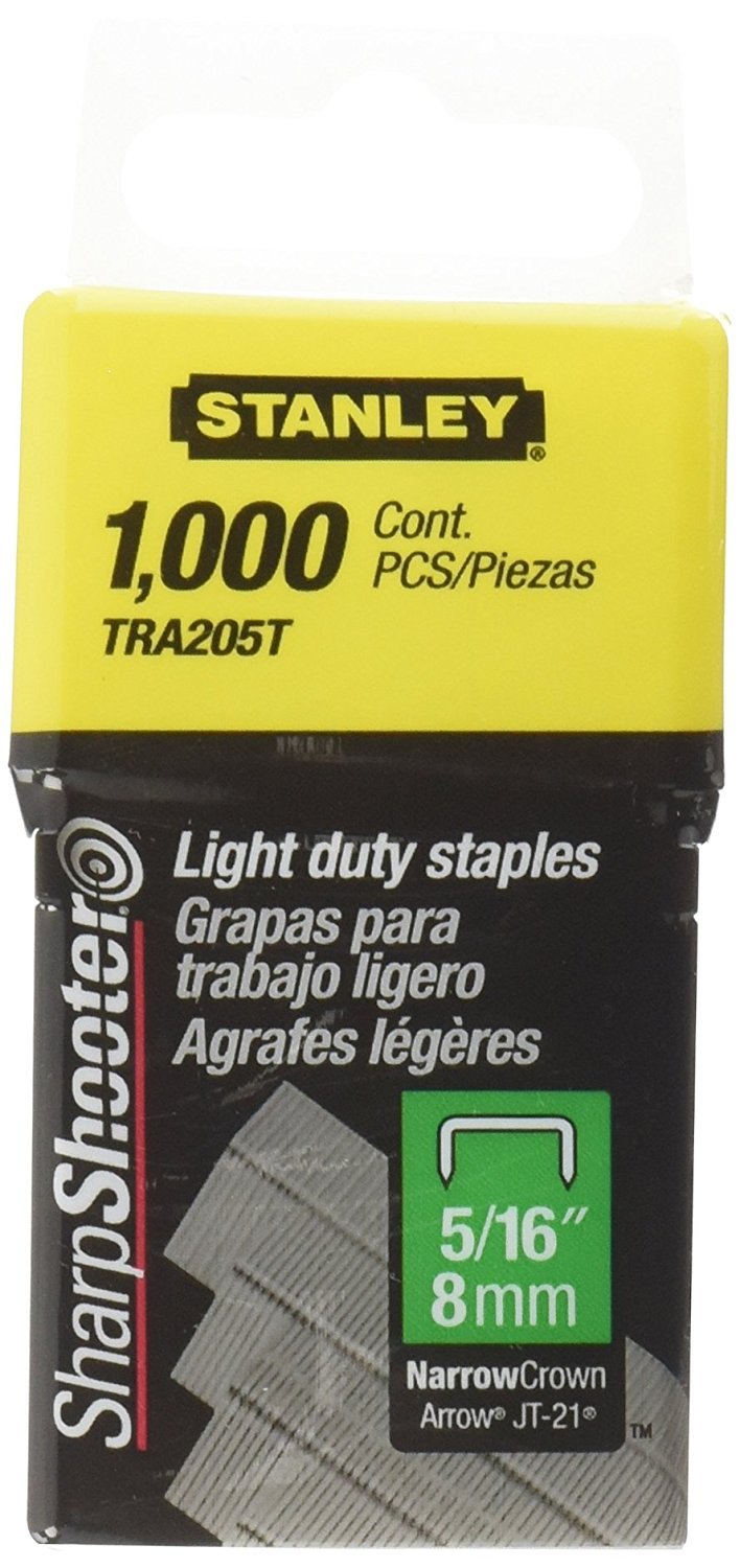 Stanley TRA205T 1,000 Units 5/16-Inch Light Duty Staples : Amazon.in ...