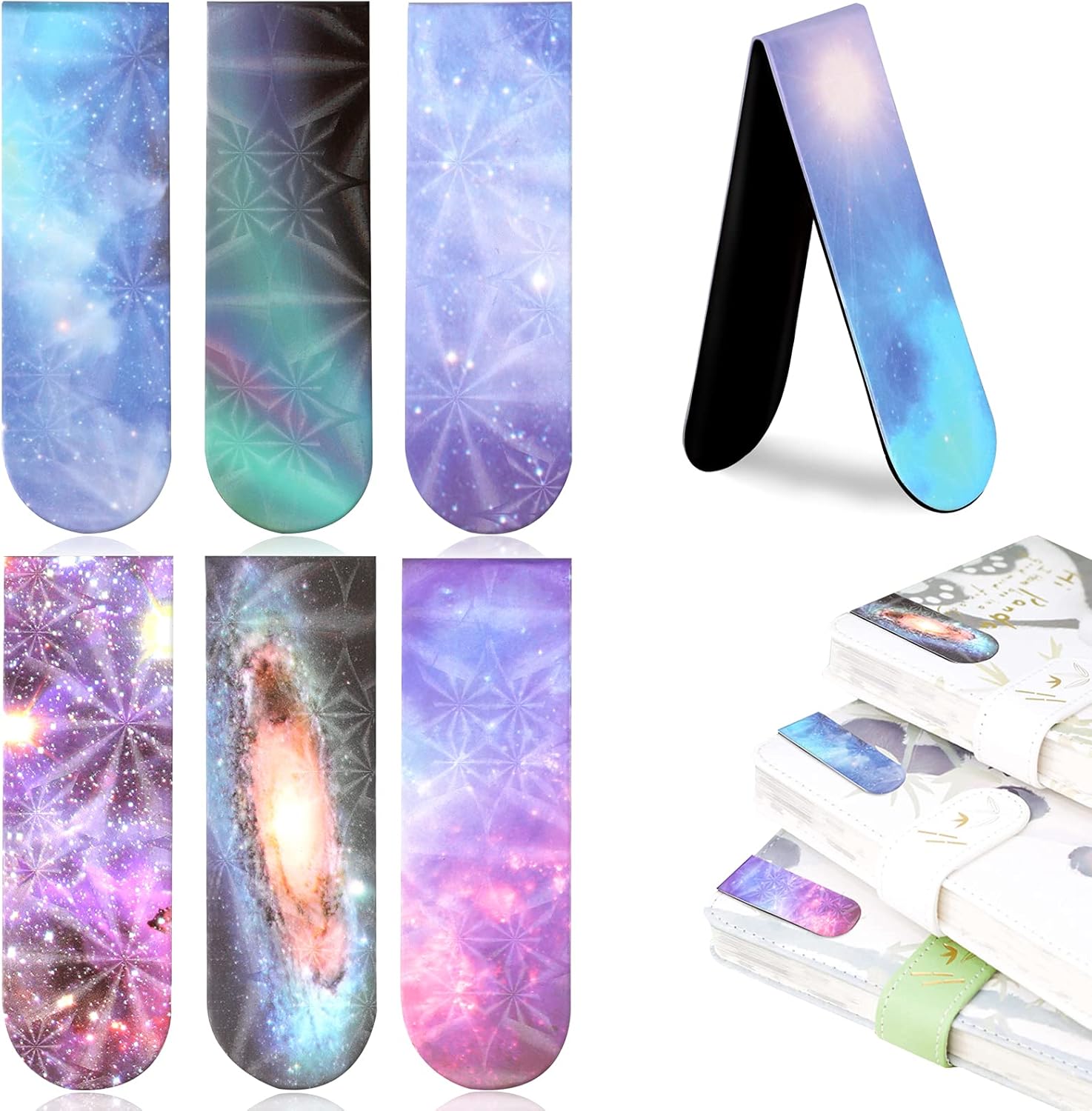 Magnetic Bookmarks, Magnet Page Markers, Assorted Book Markers, Space ...