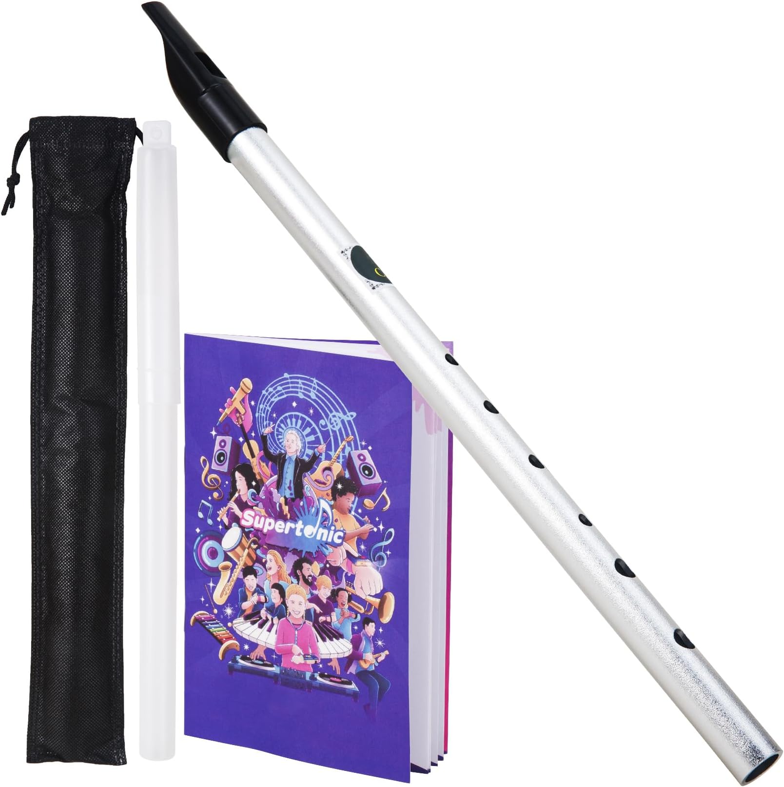 Amazon.com: 2 Pcs Irish Whistle Traditional C/D Key Tone Whistle Metal ...