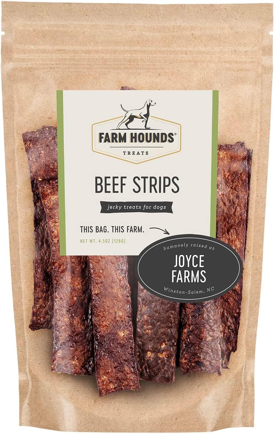 Amazon.com : Farm Hounds - Beef Strips - Premium Natural Beef Jerky For ...
