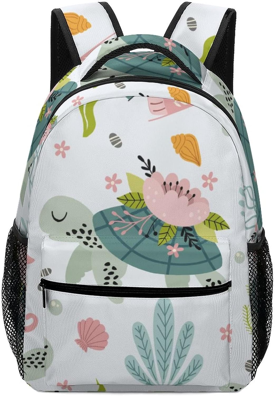 Amazon.com: MEIKKO Turtle Seahorse Sea-grass Backpack Multicoloured Sea ...
