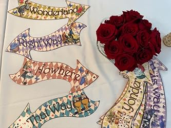 Amazon.com: Alice in Wonderland Arrow Signs, 24pcs Alice in Wonderland ...