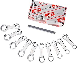 DISEN 10-Piece Metric Torque Wrench Adapter Set (10-19mm) - Chrome ...