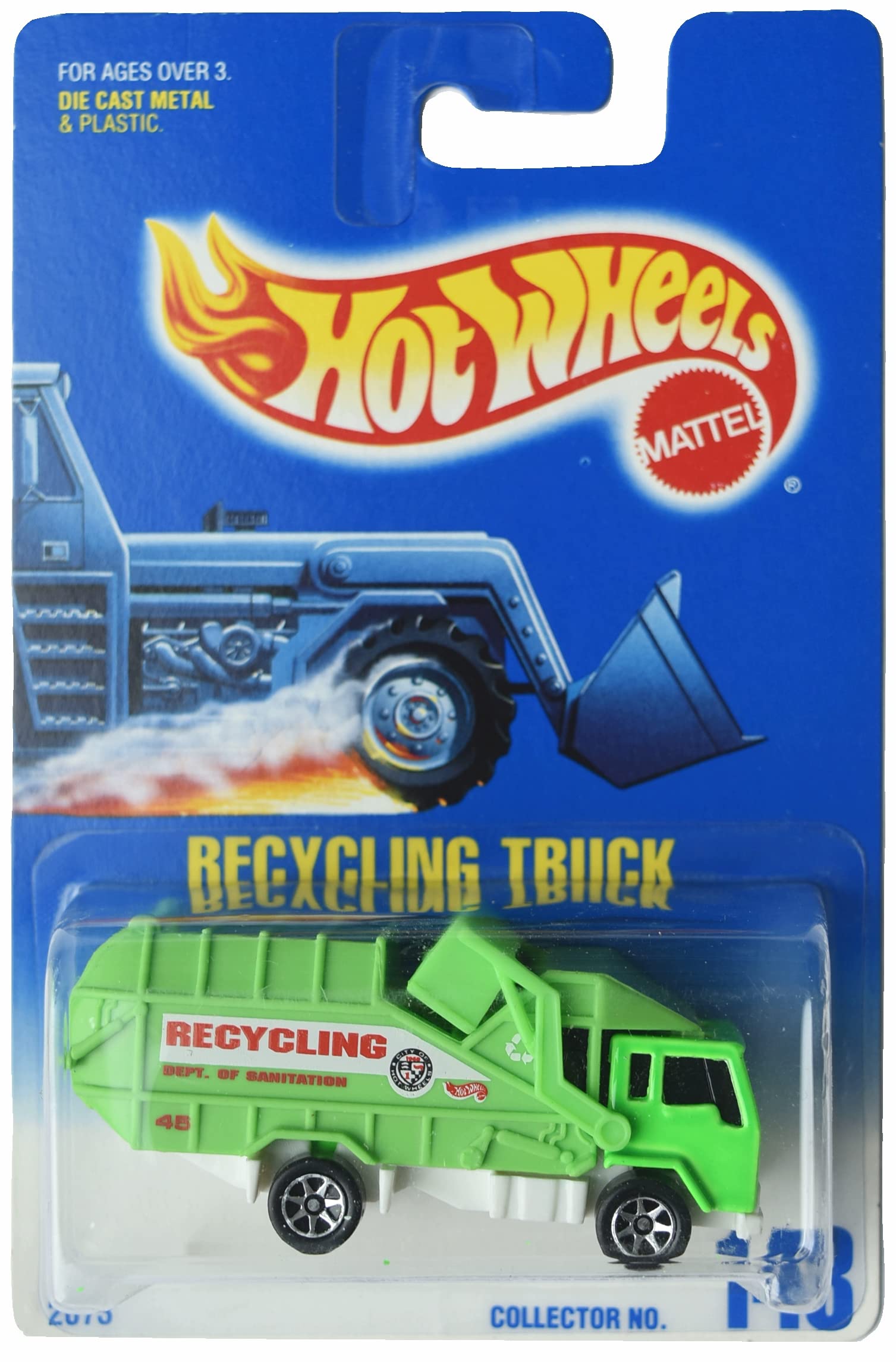 Amazon.com: Hot Wheels Recycling Truck, Green #143 : Toys & Games