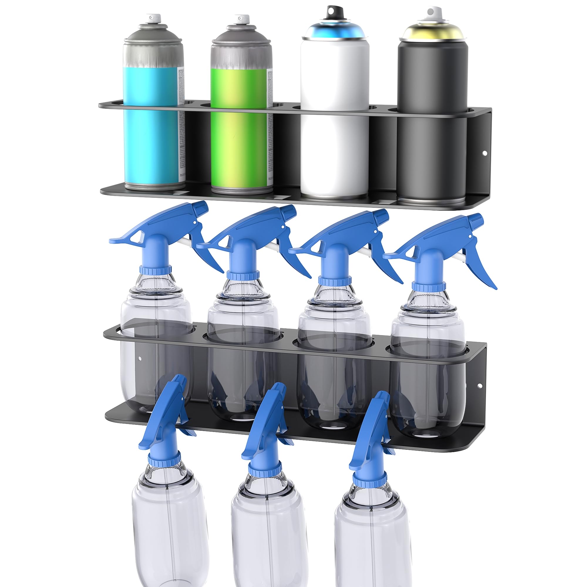 Snapklik.com : Spray Bottle Holder Wall Mount, Metal Spray Can Storage ...