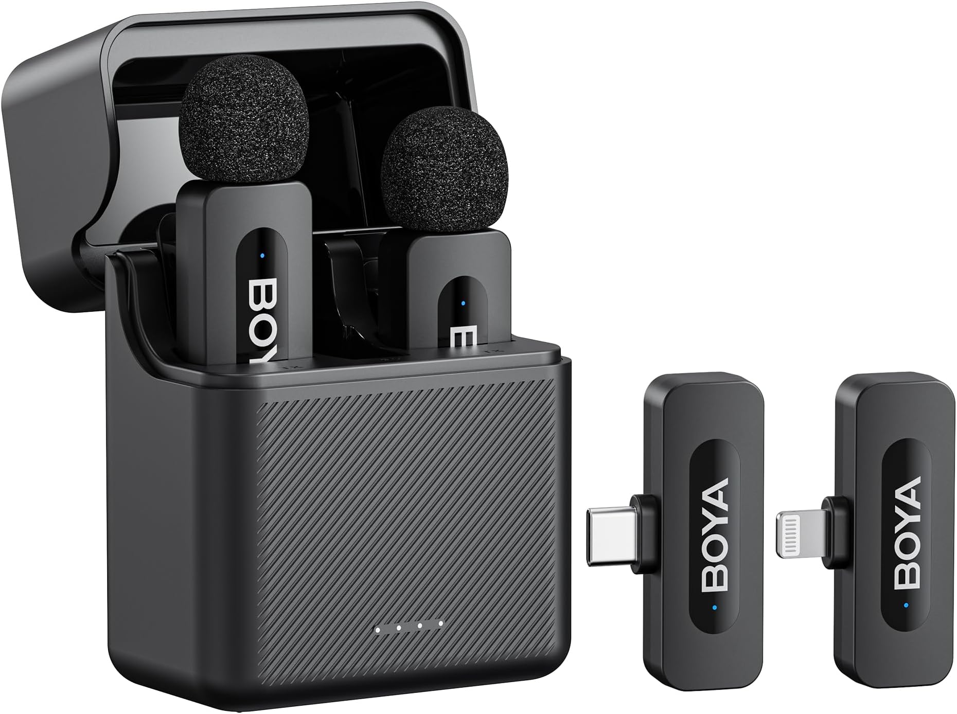 BOYA BY-V3 Combo Microphone Wireless for iPhone, Android, Mini ...