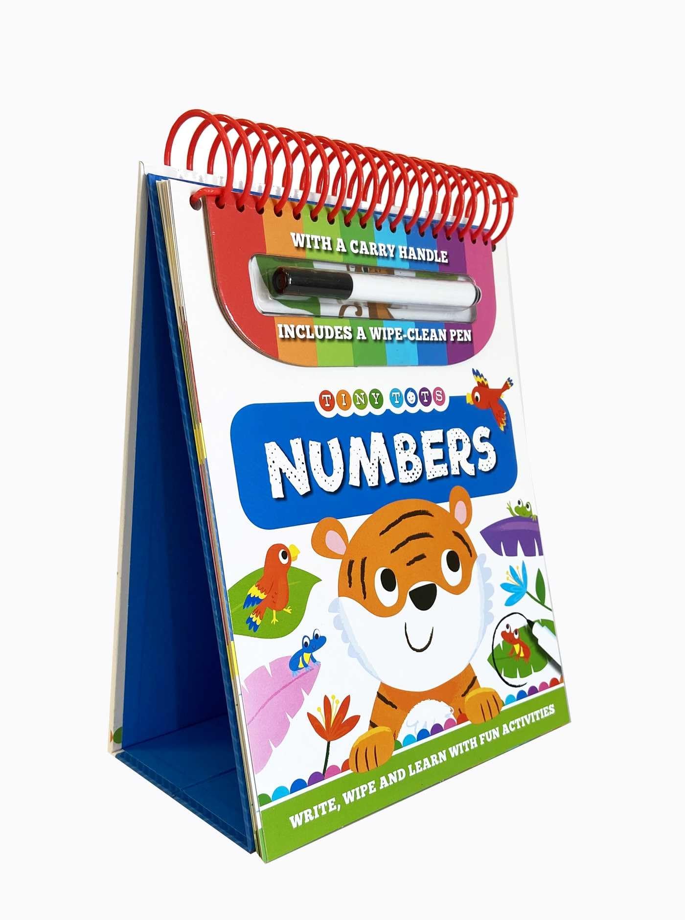 Amazon.com: Tiny Tots Numbers: Wipe Clean Book with Carry Handle and ...