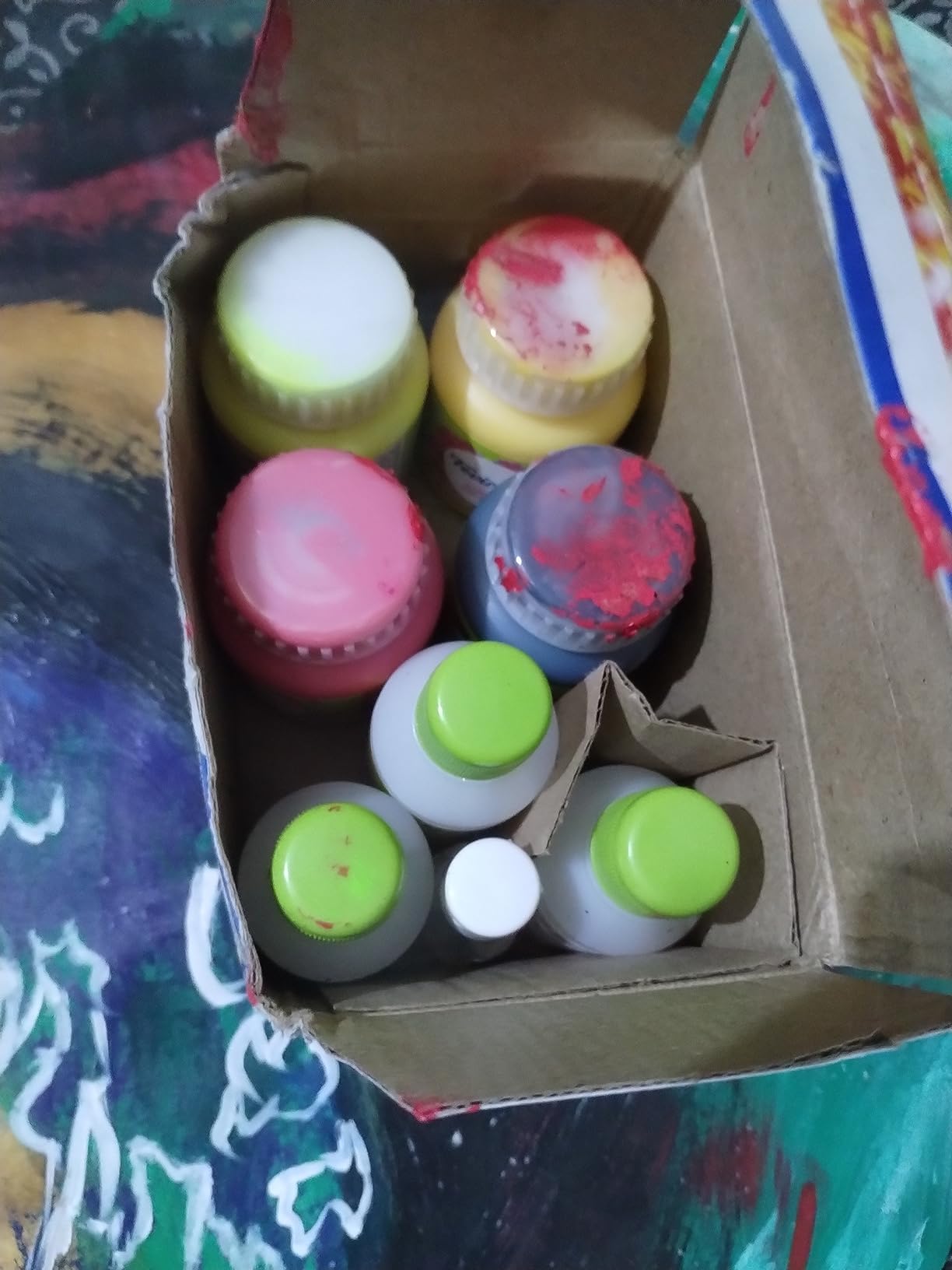 Pidilite Fevicryl Acrylic Fluid Pouring Kit, 3 Acrylic Colours, 3 ...