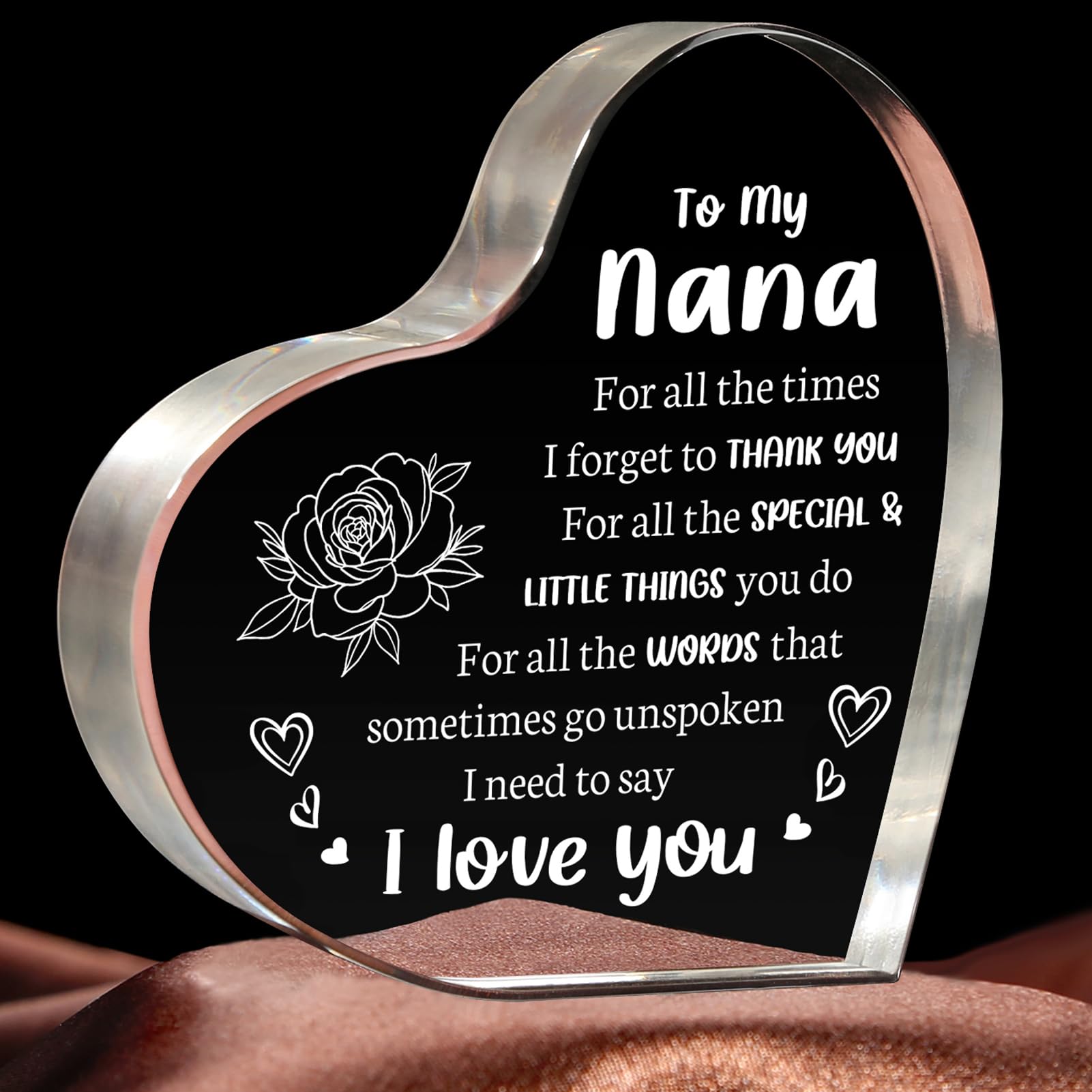Amazon.com: Milcier Gifts for Nana, Nana Gifts from Grandchildern ...