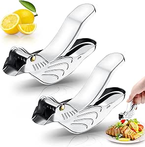 Amazon.com: Lemon Wedge Squeezer Stainless Steel Lemon Squeezer Manual Lime Squeezer Fish Bird ...