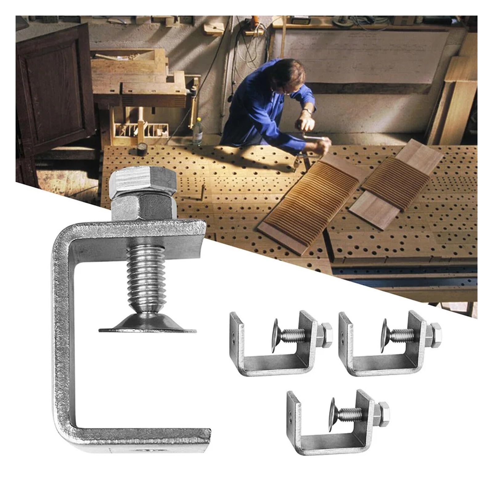 C Clips For Steel Beams J JH96ACSSBC | 6" | J | Hook | With | Angle