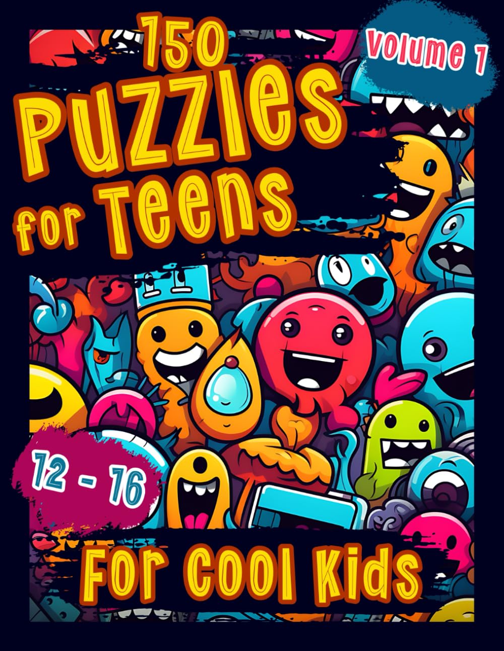Amazon.com: Puzzle Book for Teens 12-16: Activities & Brain Teasers ...
